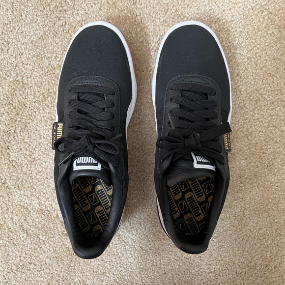 Puma | Shoes | Black And White Puma California Sneakers | Poshmark